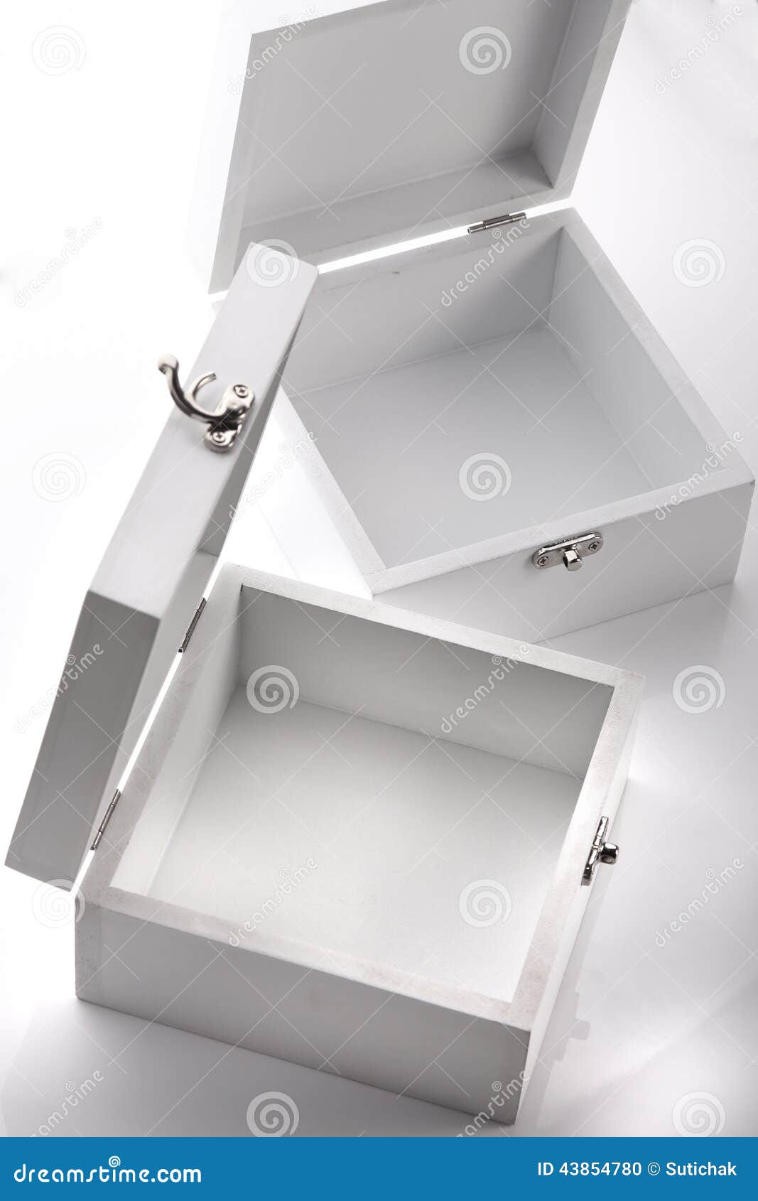 White wooden box stock photo. Image of single, package - 43854780