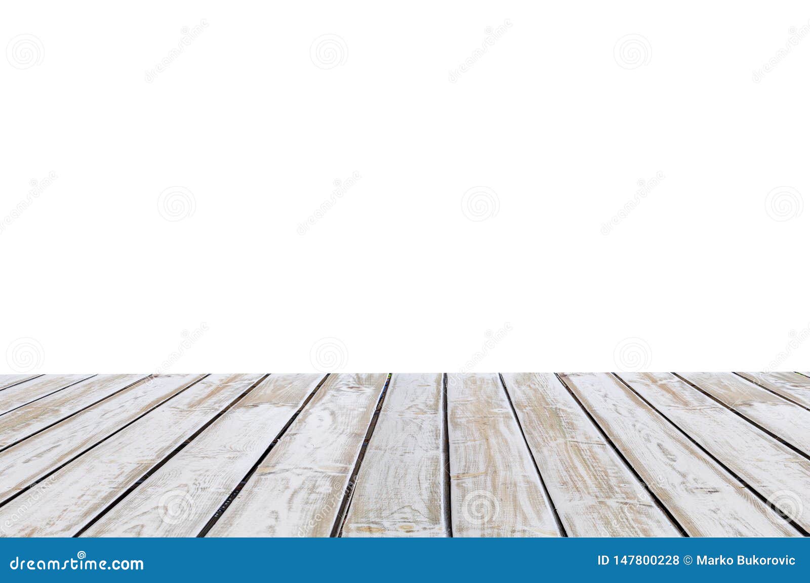 White Wooden Deck Floor with White Background Stock Photo - Image of ...