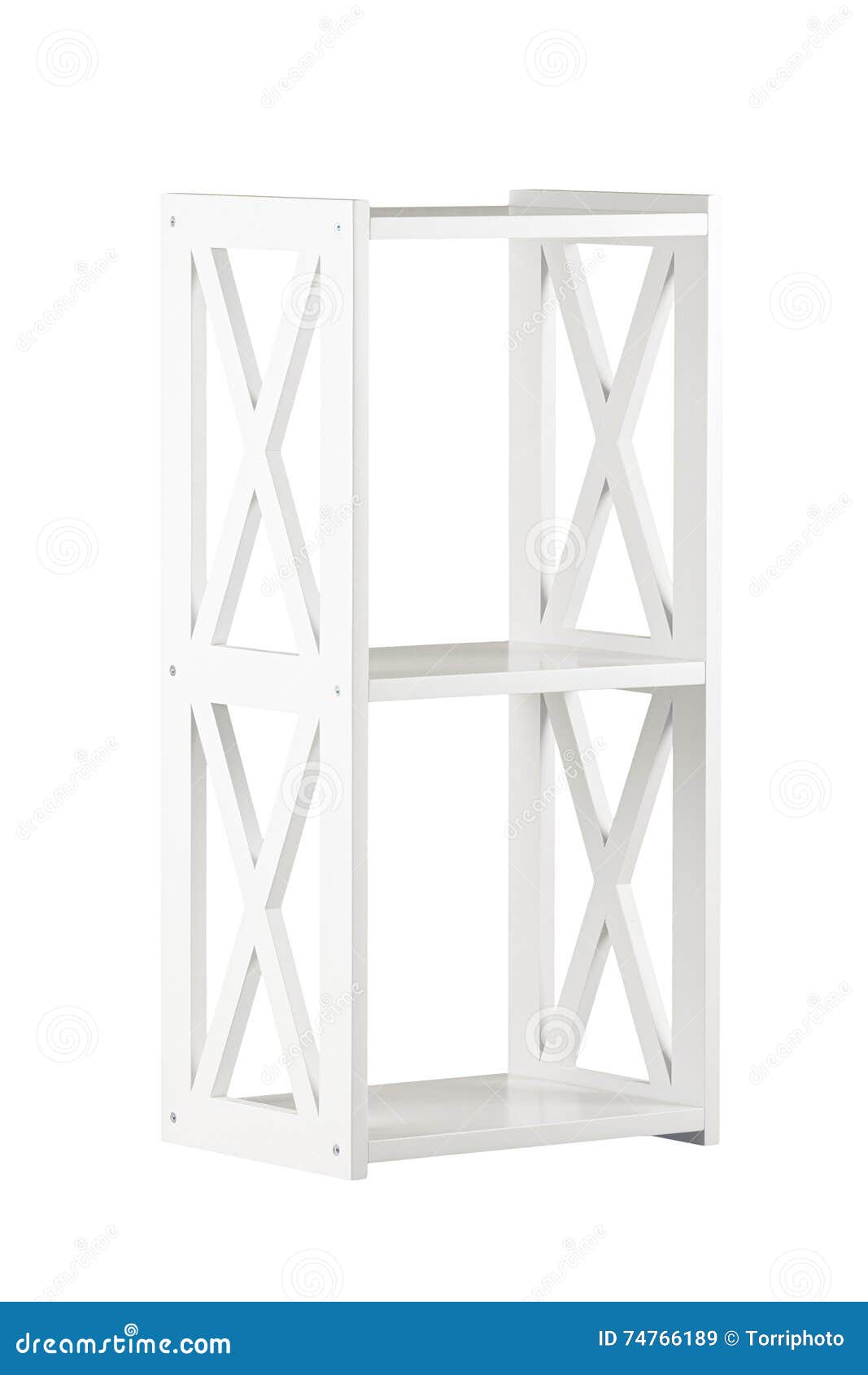 White wooden shelving stock image. Image of frame, display - 74766189