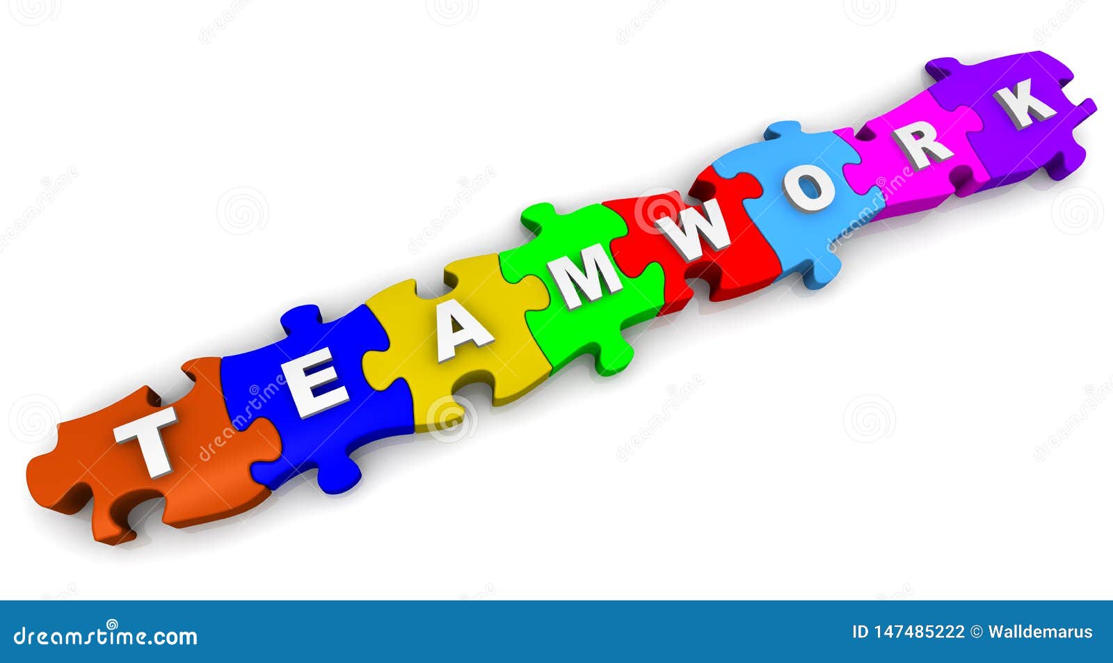 Teamwork. Labeled puzzles stock illustration. Illustration of ... Teamwork. Labeled puzzles stock illustration. Illustration of ...
