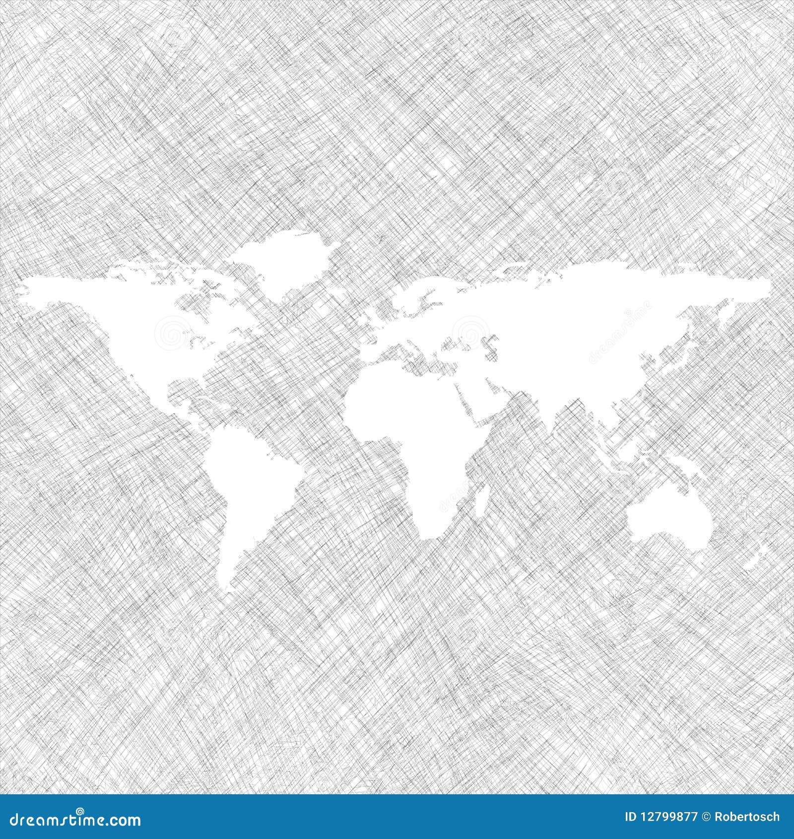 World Map With Stripes Diagonal Pattern Textured. Flat Earth, Globe ...