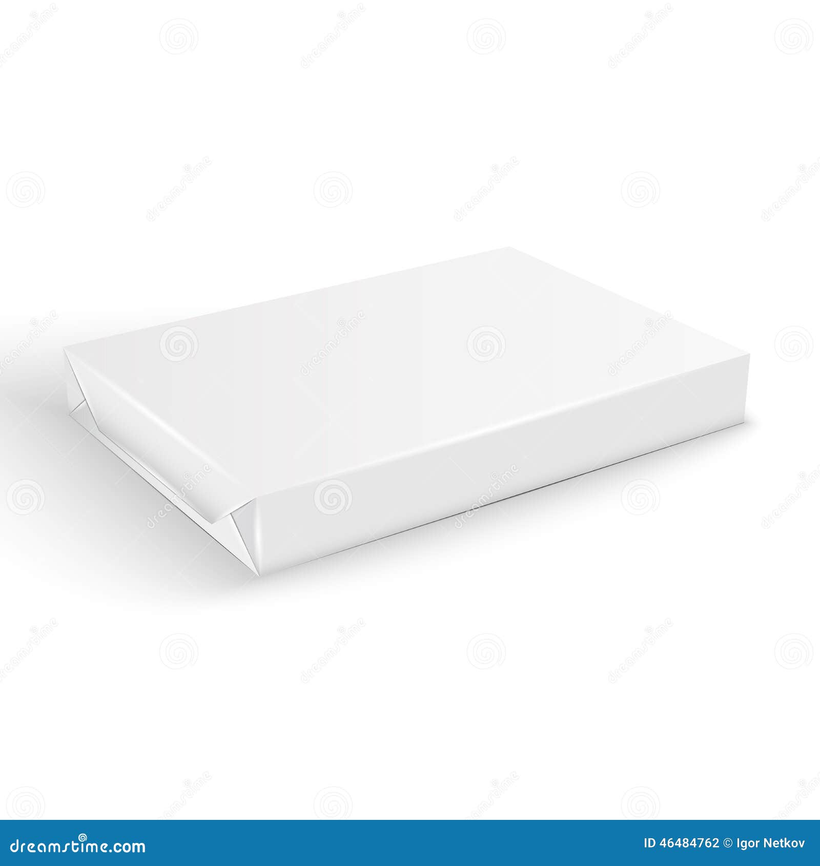 White wrap package stock vector. Illustration of package - 46484762