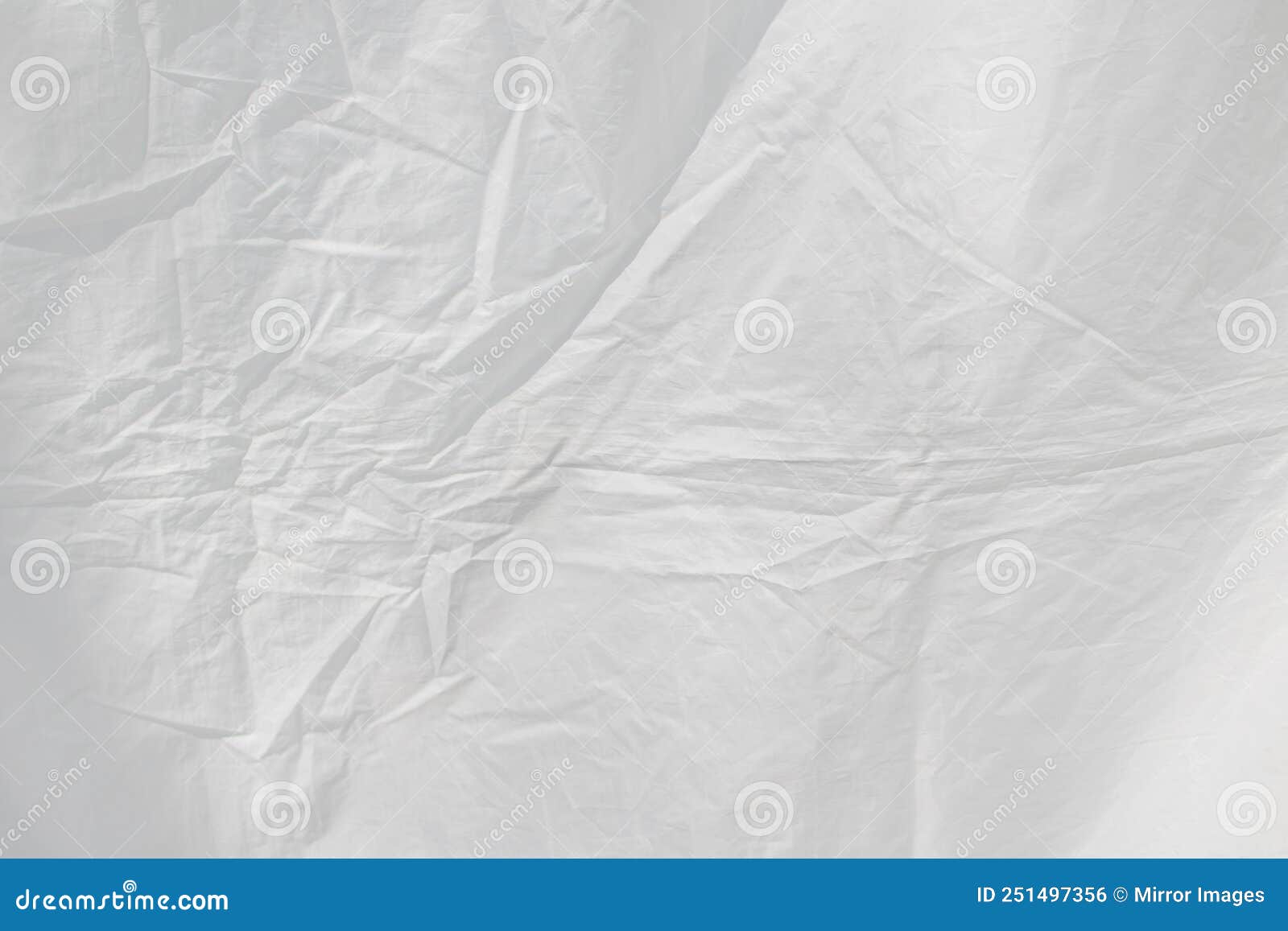 Abstract Wrinkled White Surface Sheet Material Background Backdrop ...