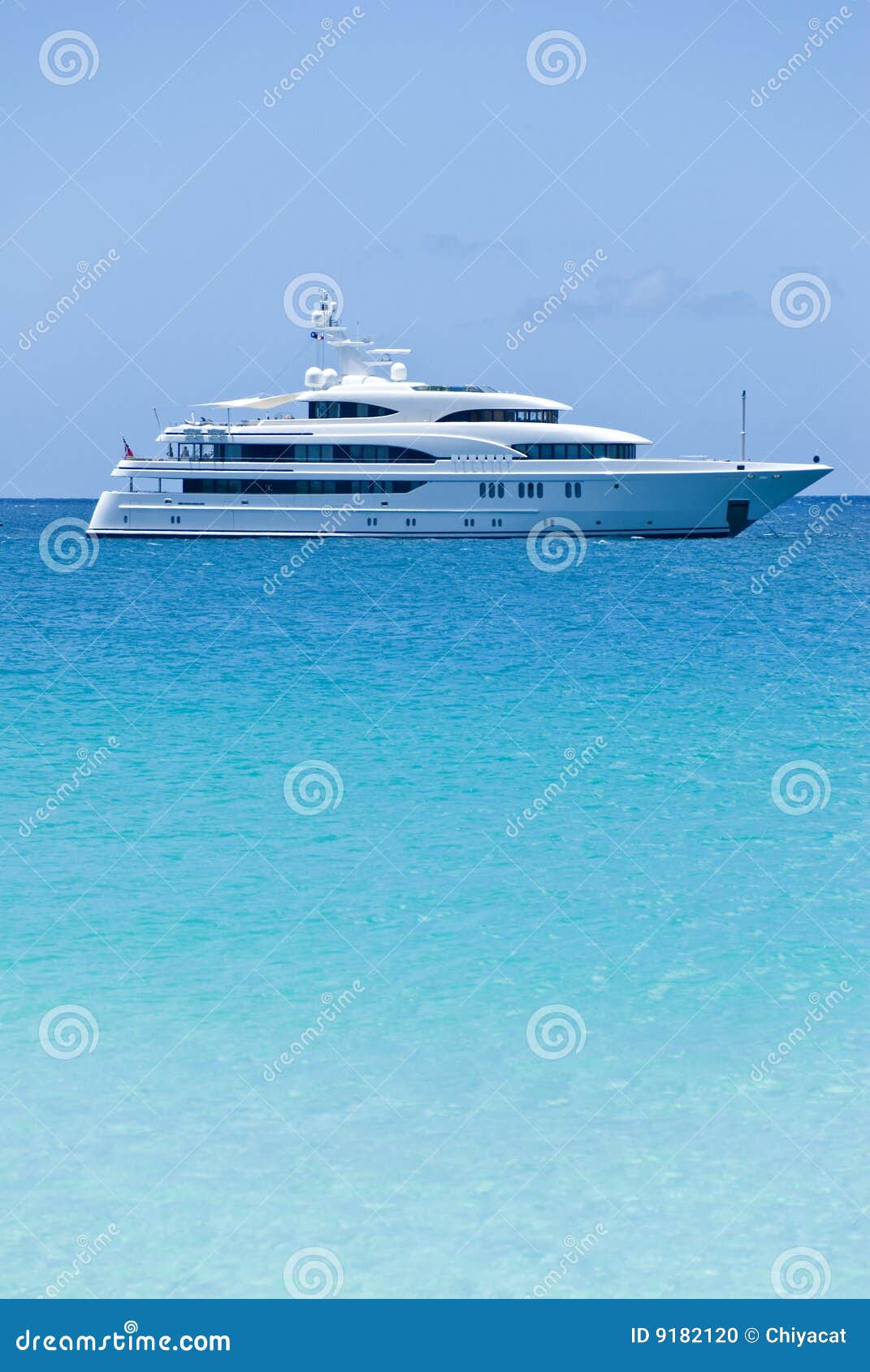 White Yacht on the Ocean stock photo. Image of transportation - 9182120
