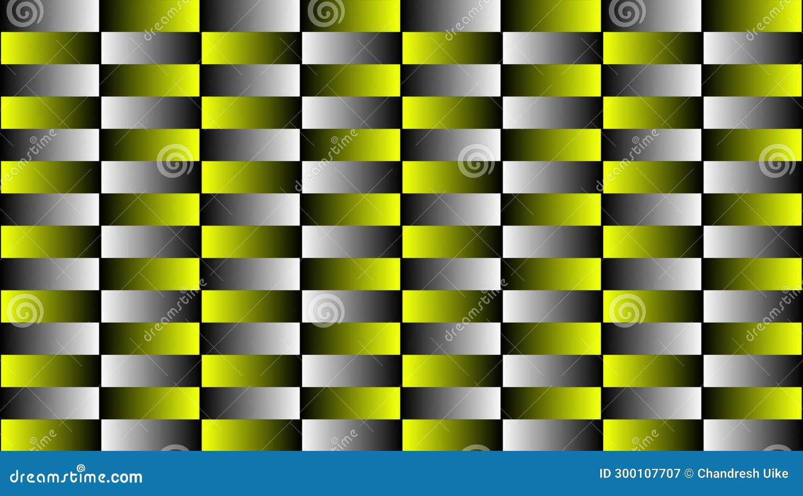 White and Yellow Gradient Checkered Background, Moving Stripes Creating ...