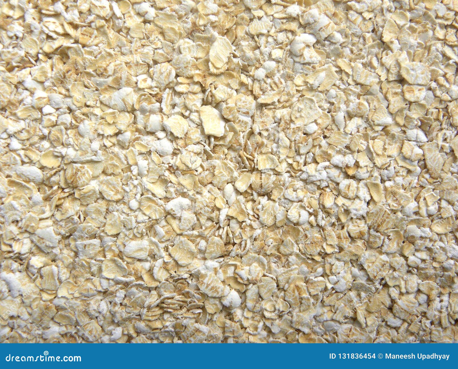 White and Yellow Rolled Oats Stock Photo - Image of fashioned, healthy ...