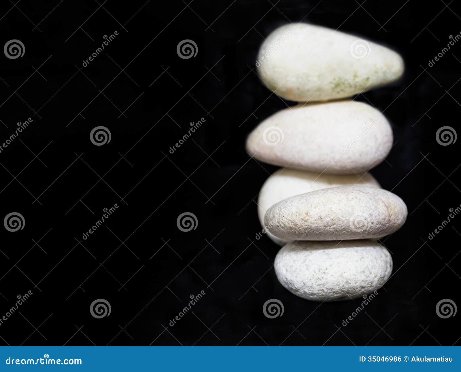 White Zen Stone II stock photo. Image of wellness, treatment - 35046986