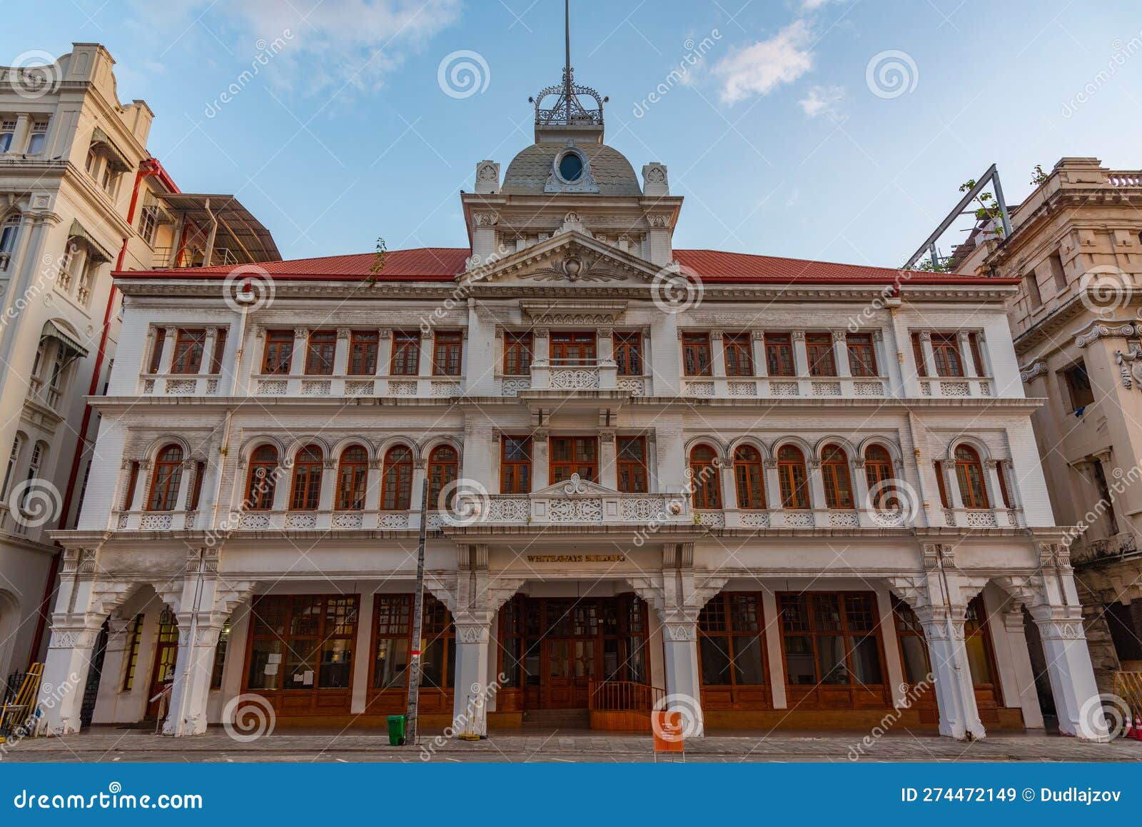 Whiteaways Building in the Colonial District of Colombo, Sri Lan Stock ...