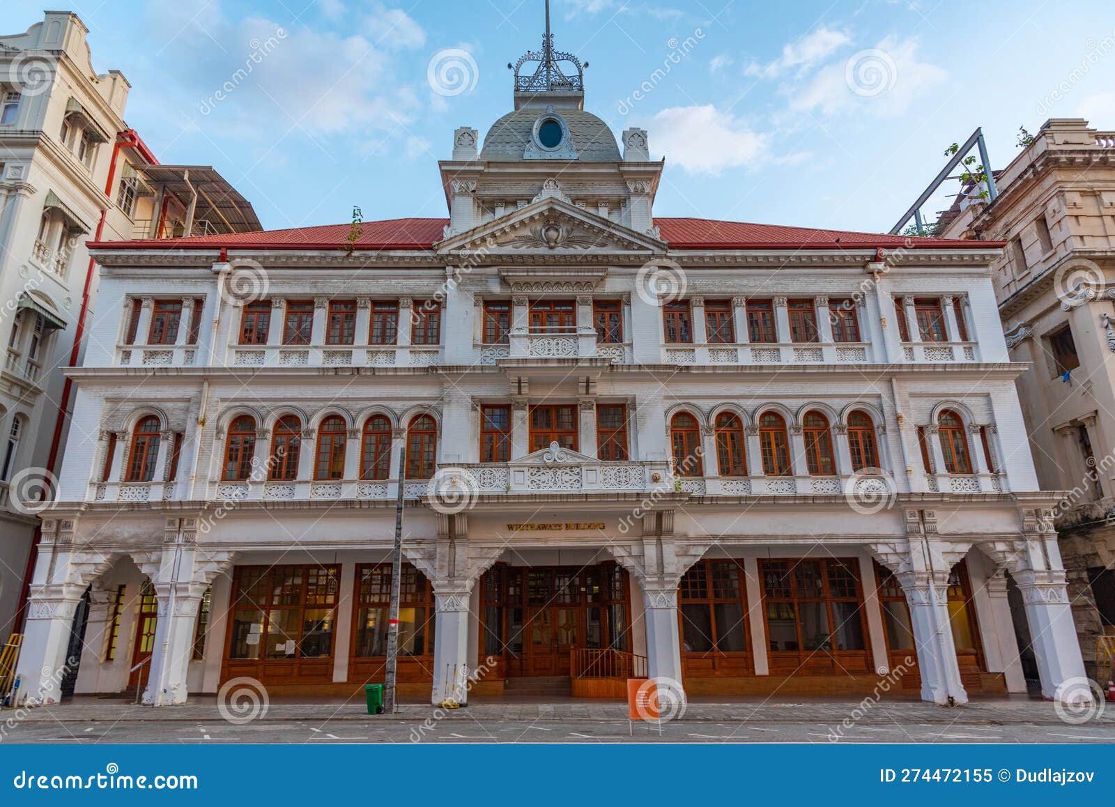 Whiteaways Building in the Colonial District of Colombo, Sri Lan Stock ...