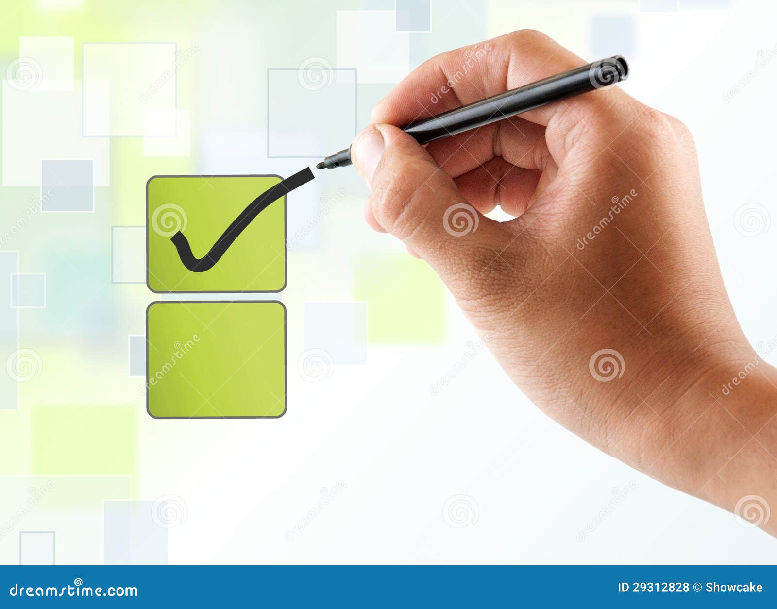 Whiteboard stock illustration. Illustration of businessman - 29312828