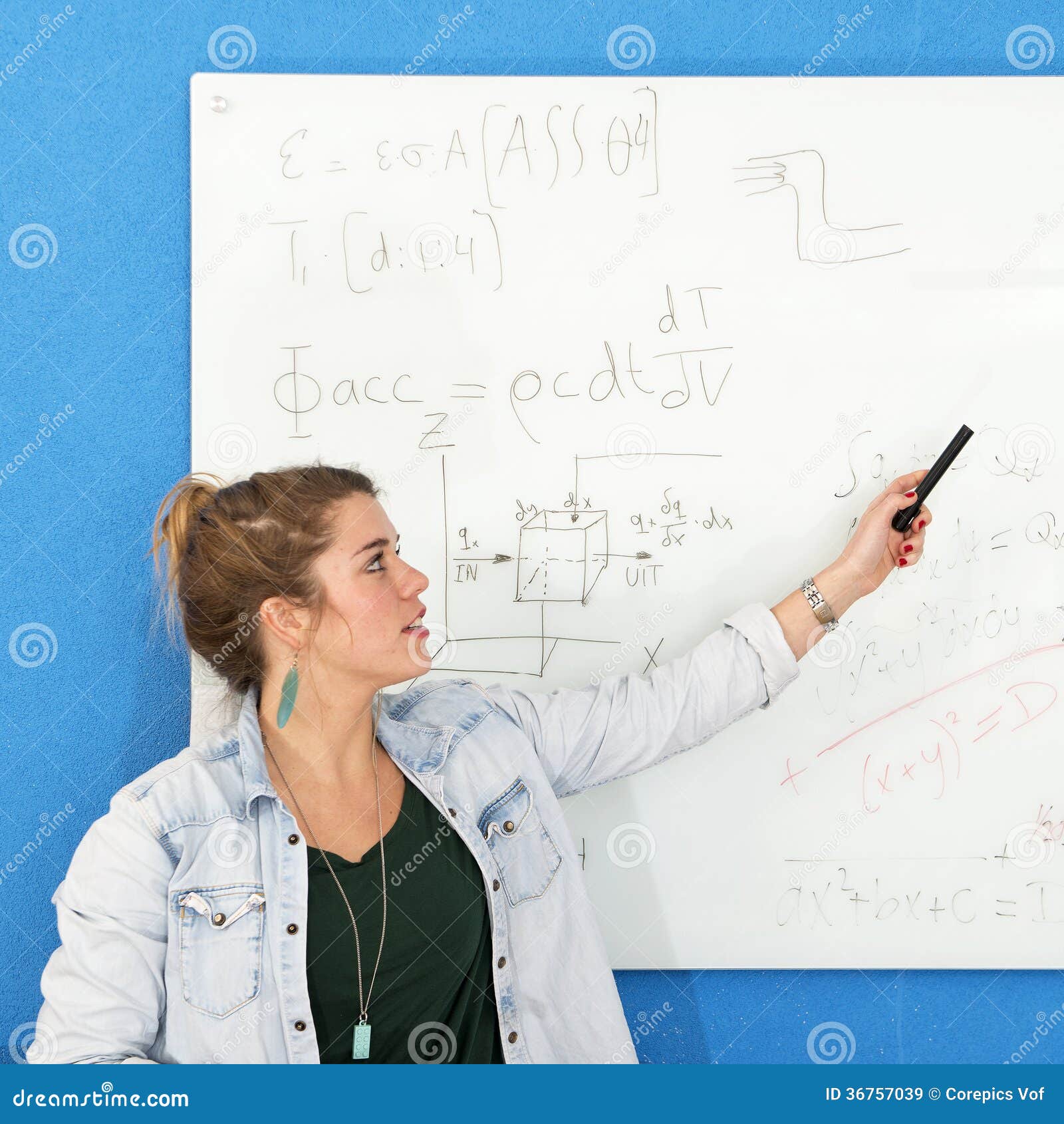 Whiteboard engineering stock image. Image of maths, board - 36757039