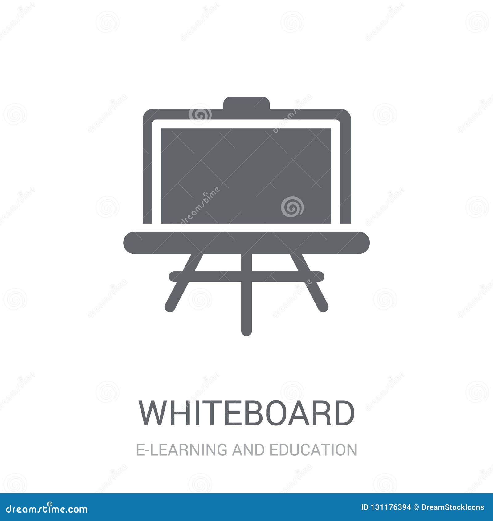 Whiteboard Icon. Trendy Whiteboard Logo Concept on White Background ...