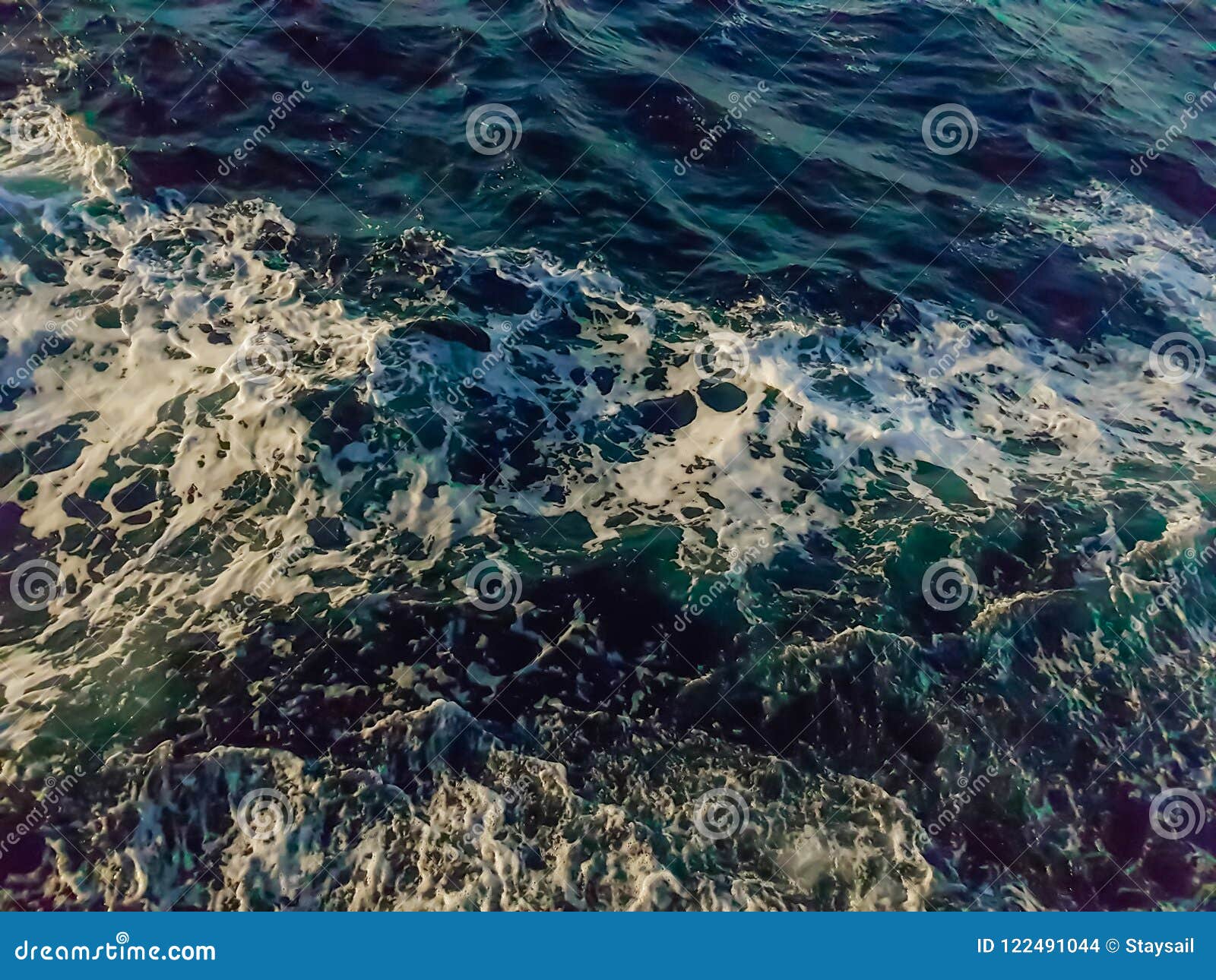 Whitecap on the Crests of Waves Stock Photo - Image of sailing, moving ...