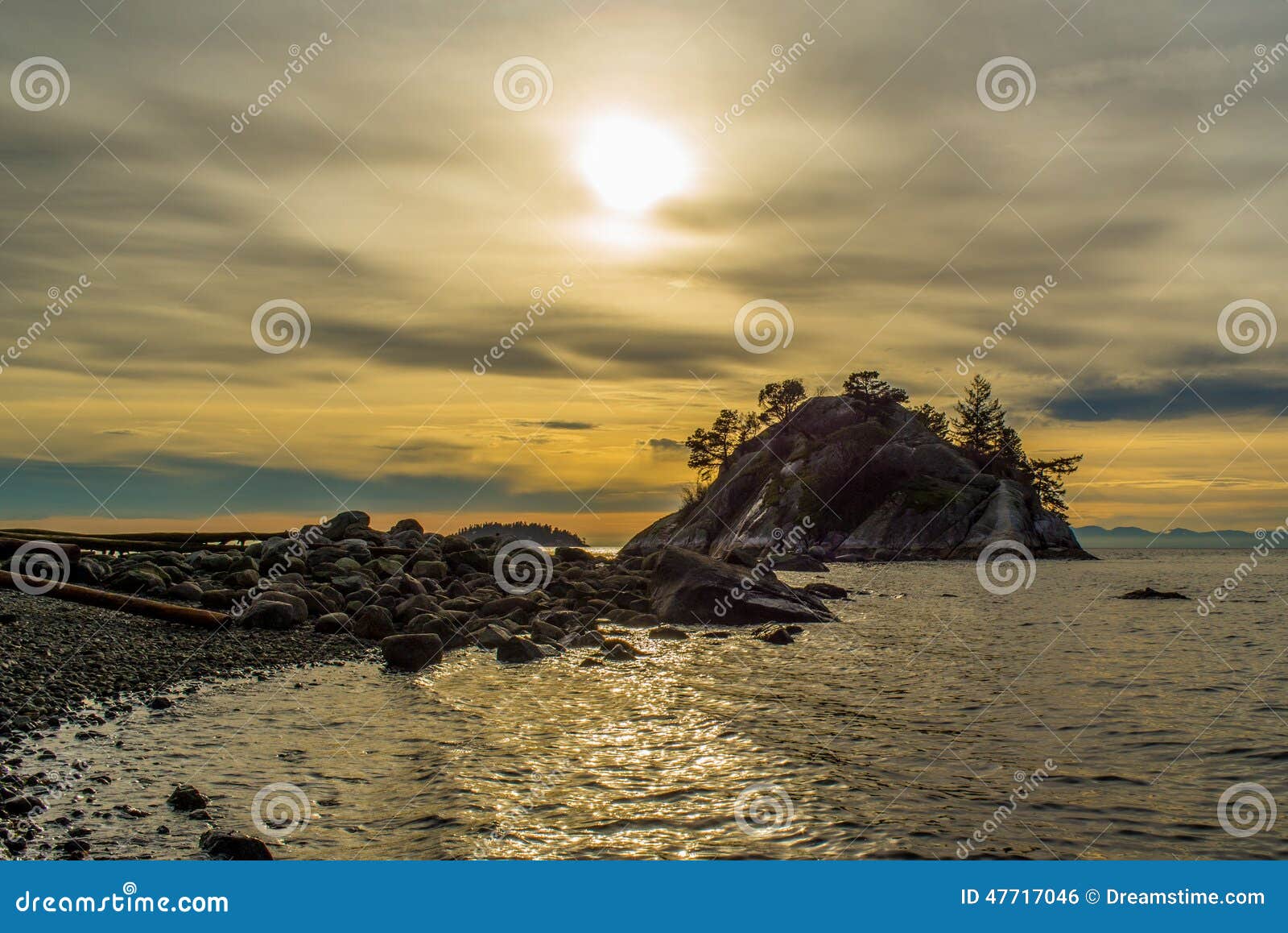 Whitecliff Park West Vancouver Sunset Stock Photo - Image of vancouver ...