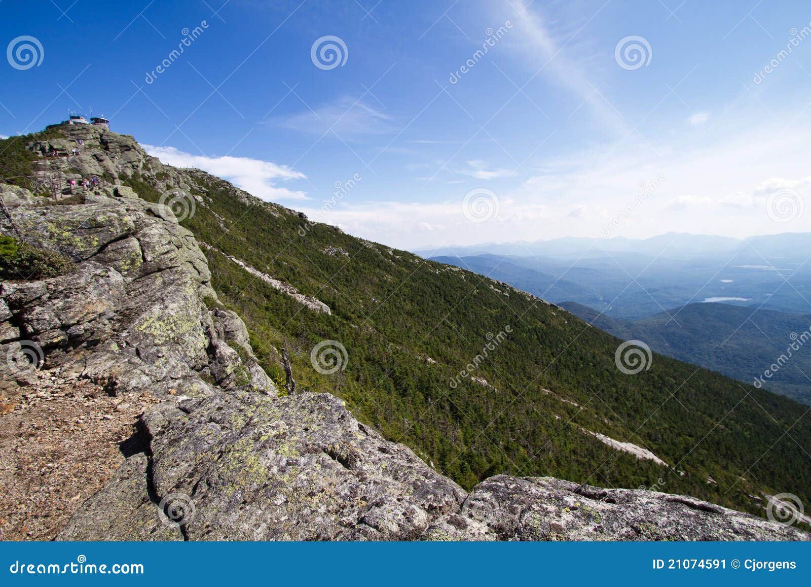 Whiteface Mountain summit stock image. Image of peak - 21074591