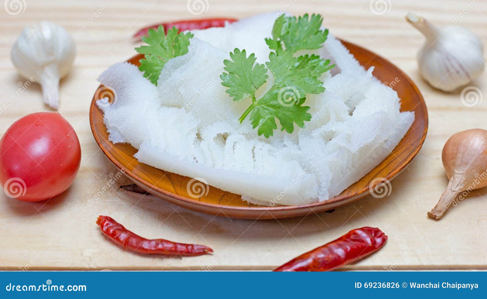 Whiten ox tripe stock photo. Image of parsley, calf, cheap - 69236826