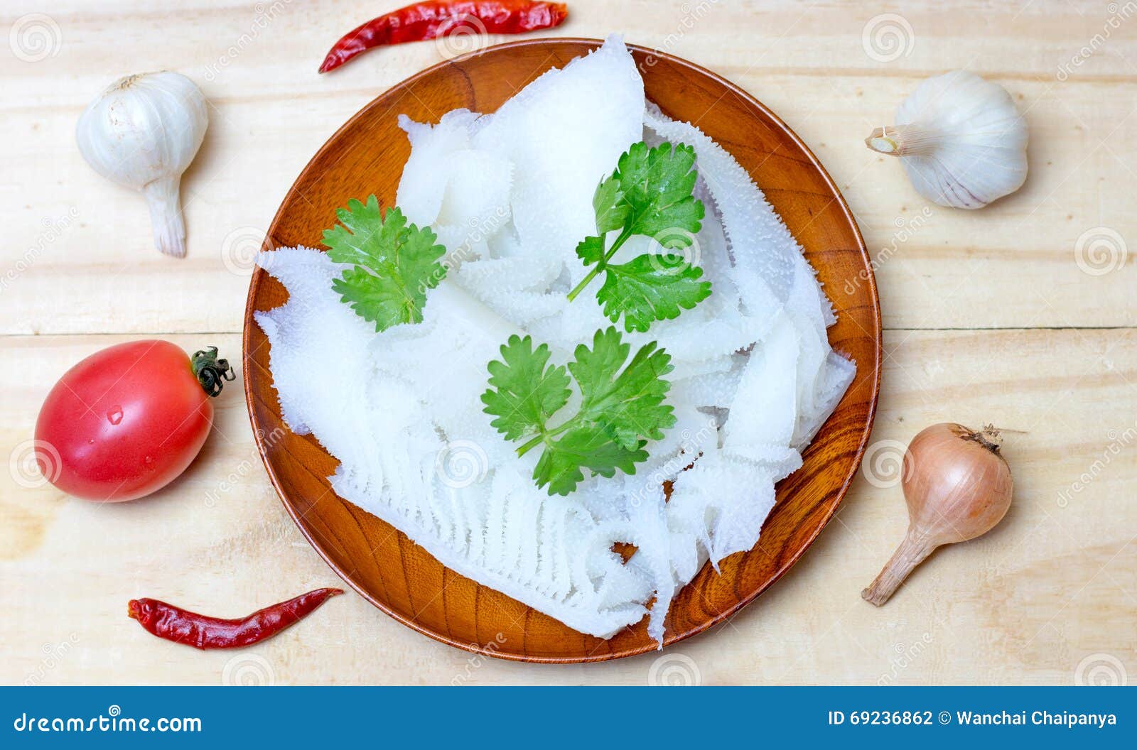 Whiten ox tripe stock photo. Image of mediterranean, dish - 69236862