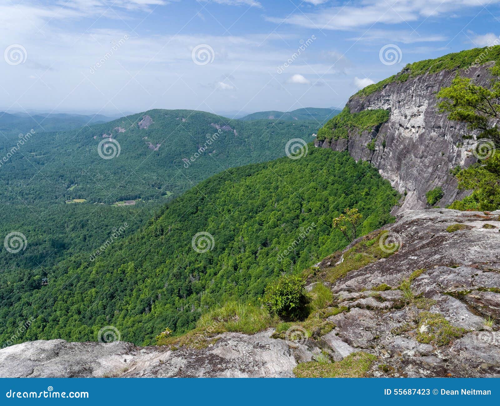 Whiteside Mountain View stock image. Image of outdoor - 55687423