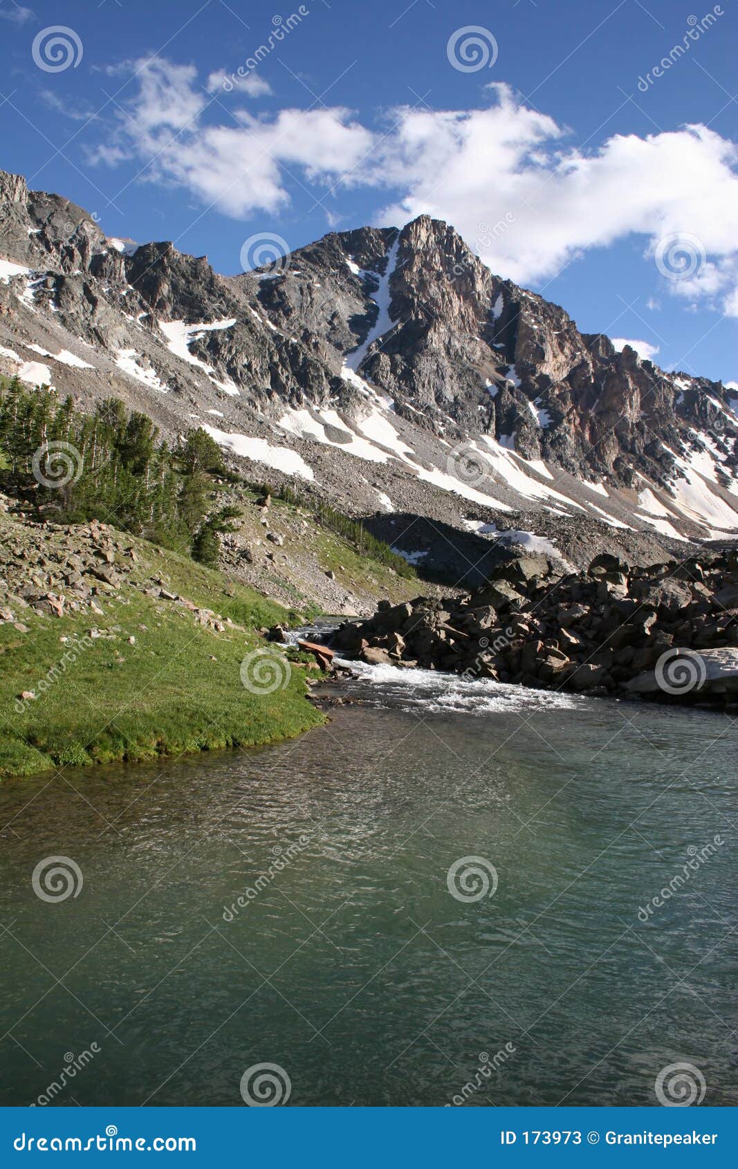 Whitetail Peak - Montana stock image. Image of beartooths - 173973