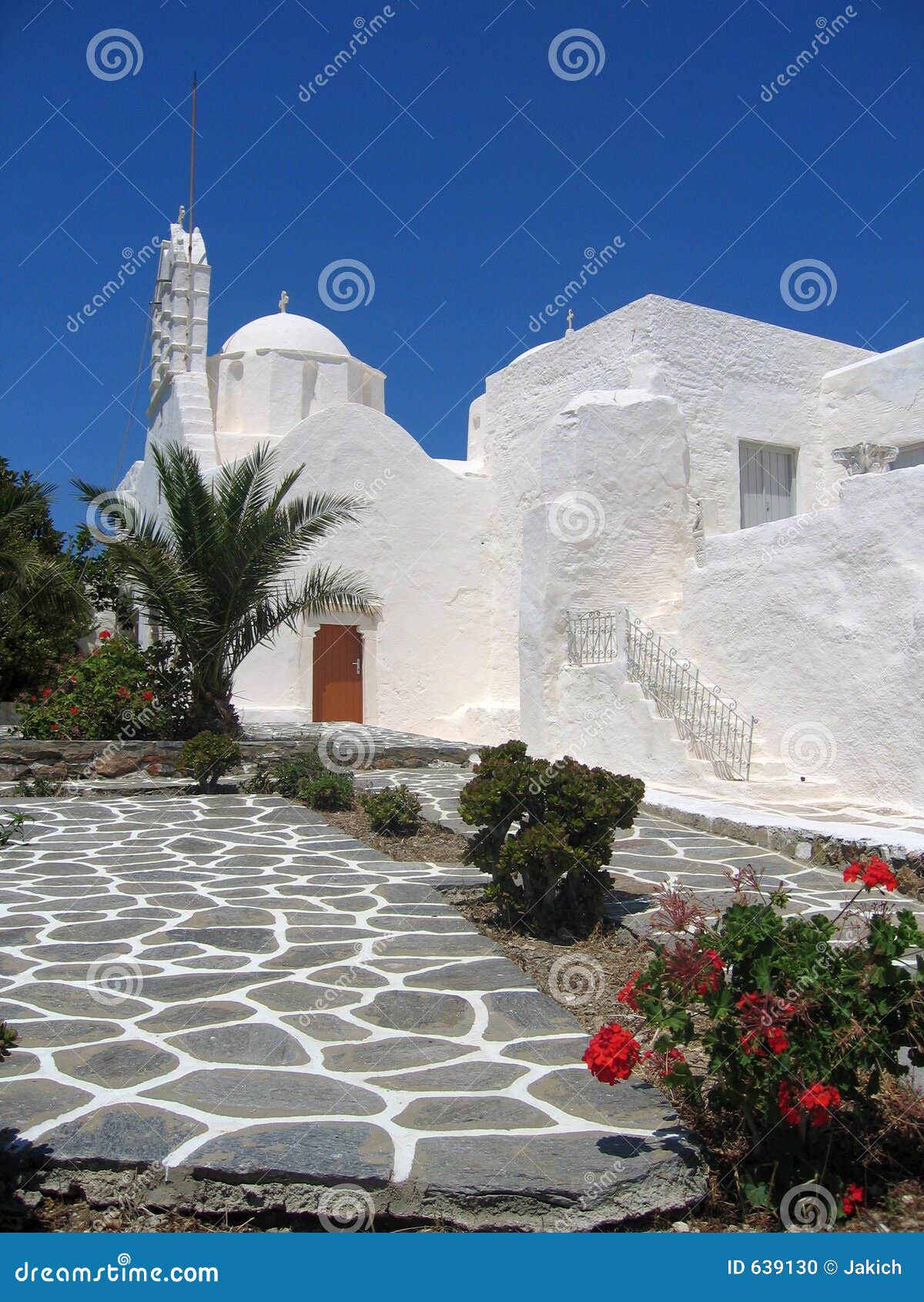 Whitewash Building stock photo. Image of blossom, frontdoor - 639130