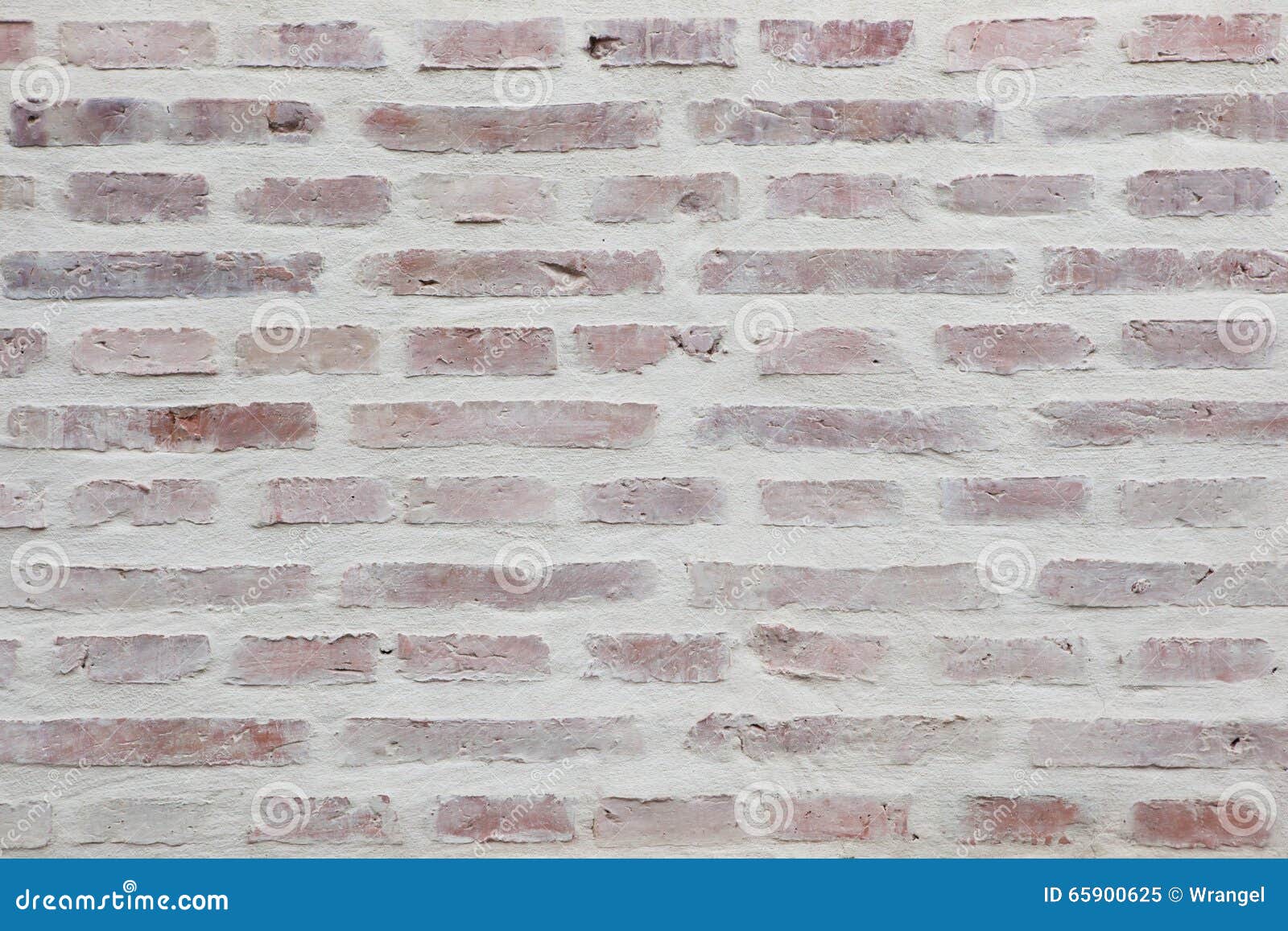Whitewashed Brick Wall. Background Texture Stock Image - Image of ...