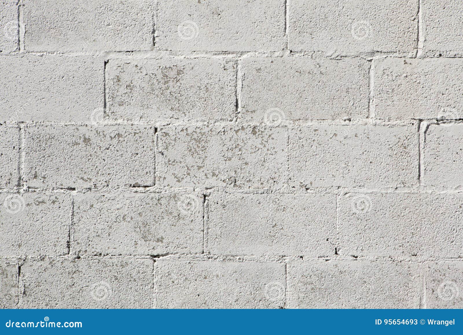 Whitewashed brick wall. stock image. Image of abstract - 95654693
