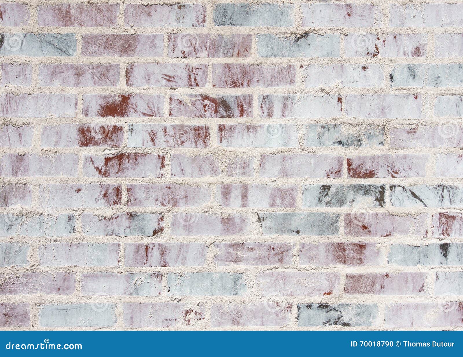 Whitewashed brick wall stock photo. Image of empty, regular - 70018790