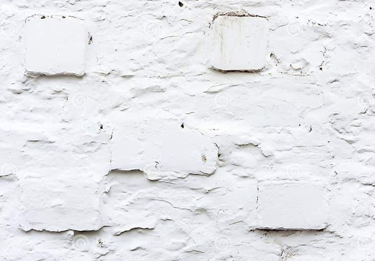 Whitewashed Brick Wall Texture Background Aged High Quality Image Stock ...