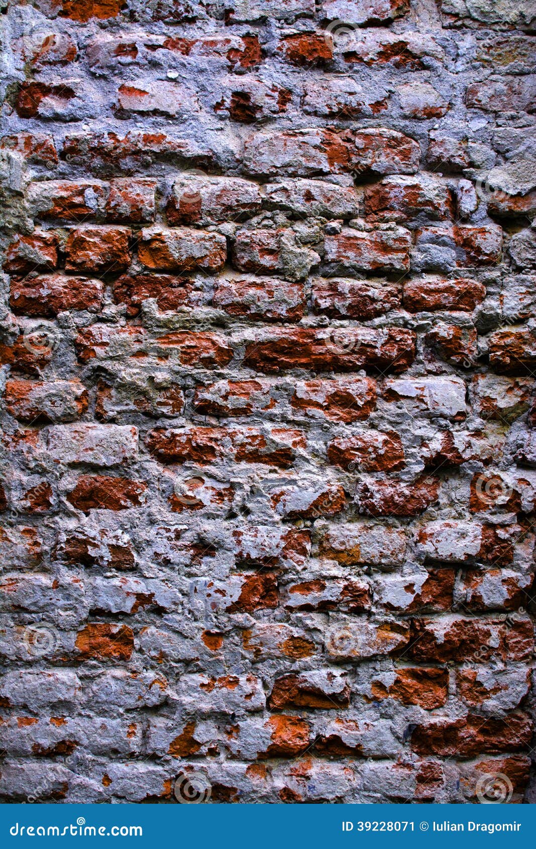 Whitewashed Brick Wall stock image. Image of shriveled - 39228071