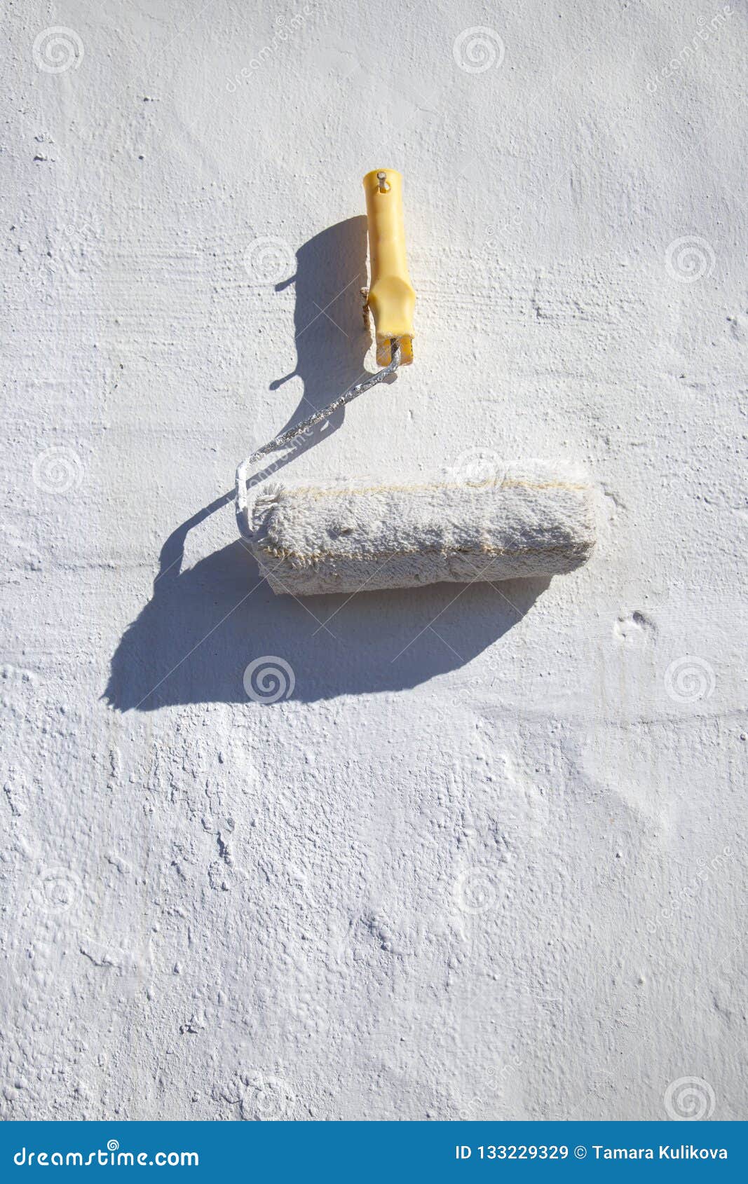 Whitewashed Wall Background Stock Image - Image of house, building ...