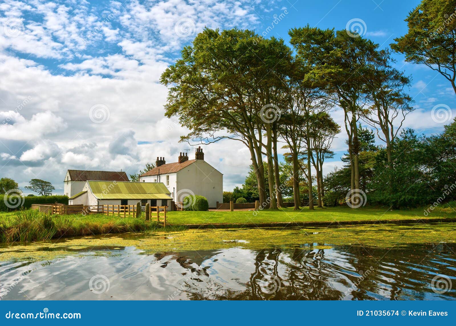 Old Whitewashed House With Stairs And Stone Wall Royalty-Free Stock ...