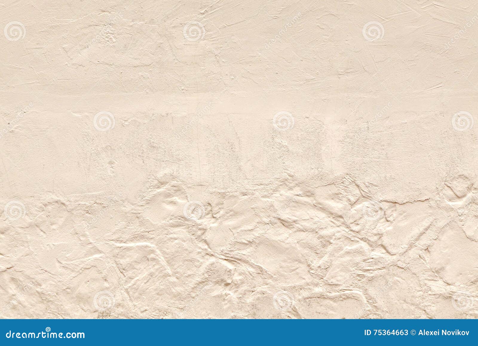 Whitewashed Wall with Textured Plaster Close Up Background Stock Image ...