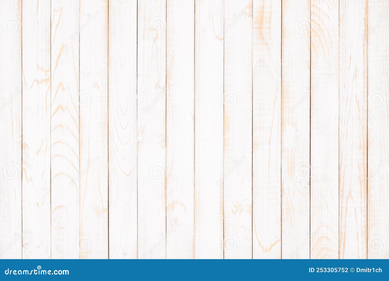 Whitewashed Wooden Grain Background. White Wood Texture, Top View Stock ...