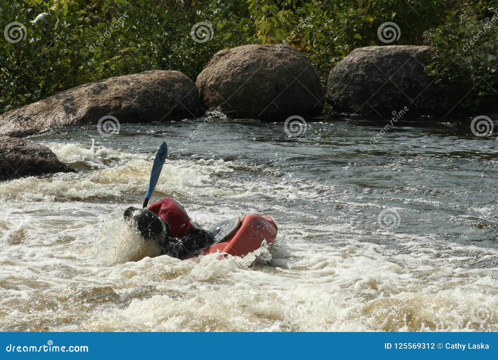Whitewater Kayaking at an Extreme Editorial Photography - Image of ...