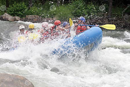 Whitewater Rafting Fun editorial image. Image of adventure - 15517315