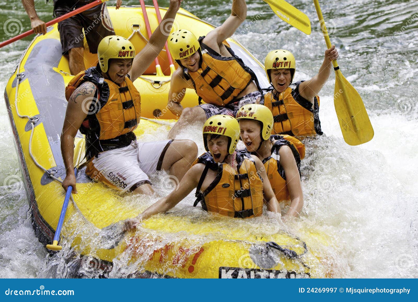 Whitewater Rafting on the Kaituna River, Rotorua Editorial Photography ...