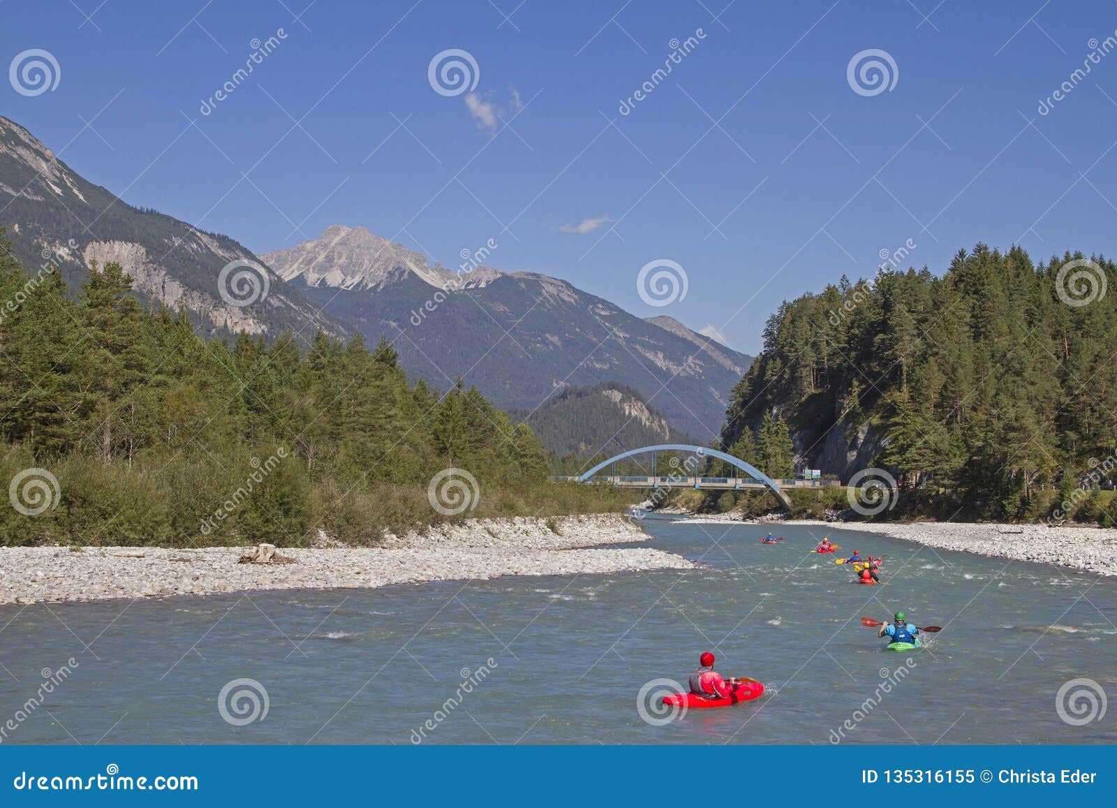 Whitewater Rafting on the Lech Editorial Image - Image of white, tyrol ...