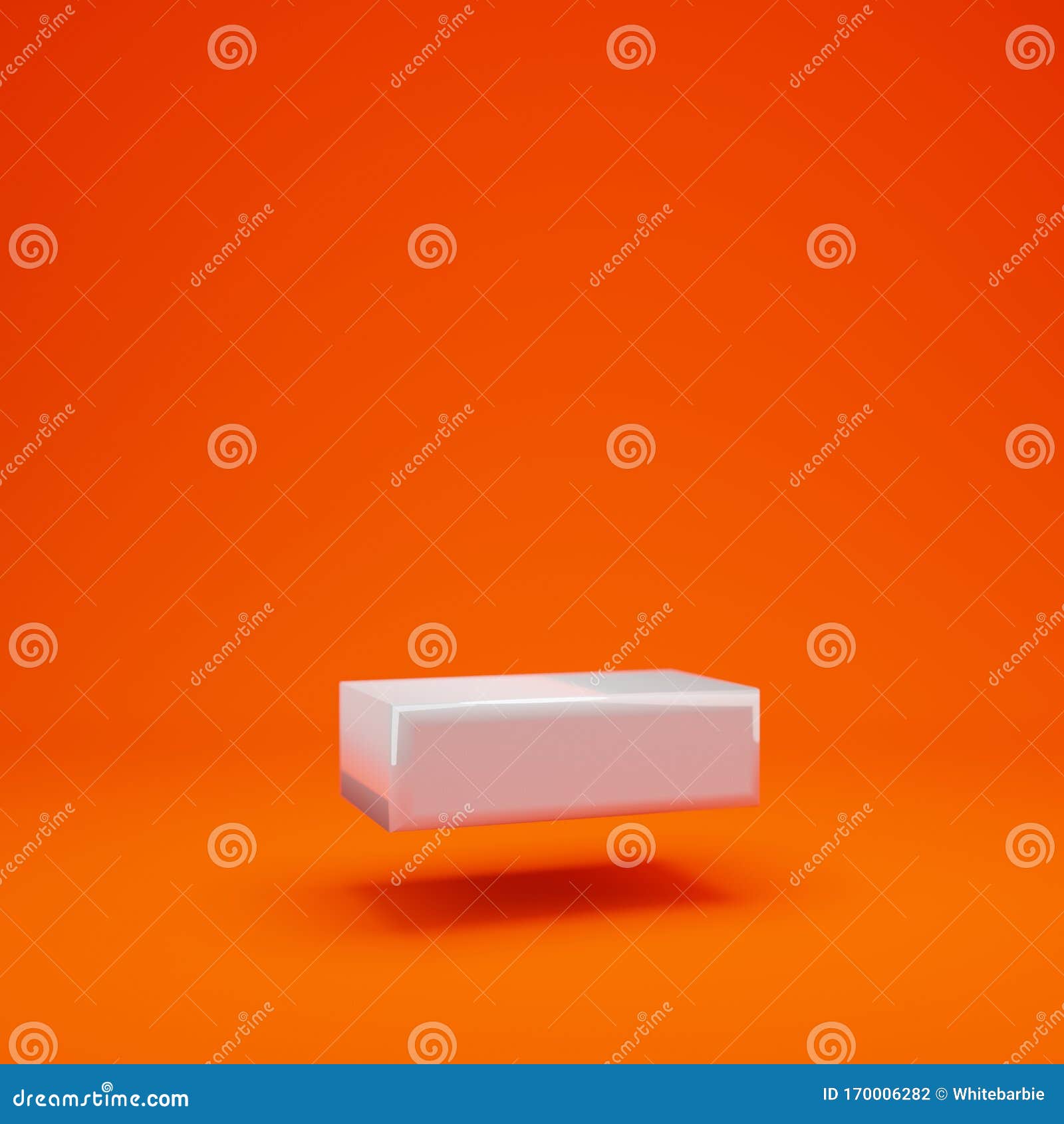 3d Dash Symbol. Hot Orange Metallic Font With Glossy Reflections And ...