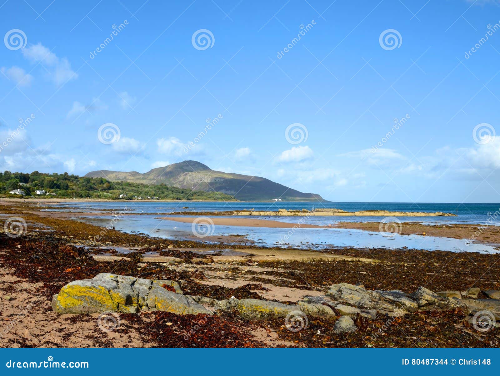 Whiting Bay, Isle of Arran stock photo. Image of island - 80487344
