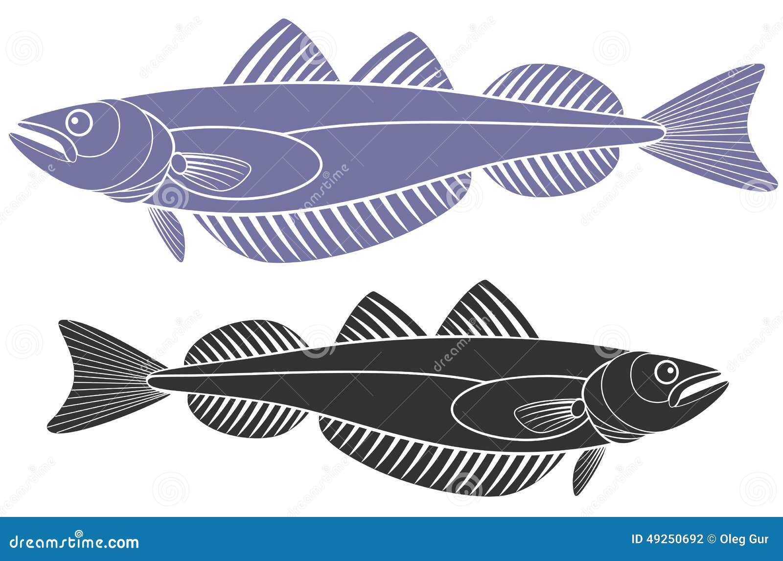 Whiting stock vector. Illustration of design, vector - 49250692