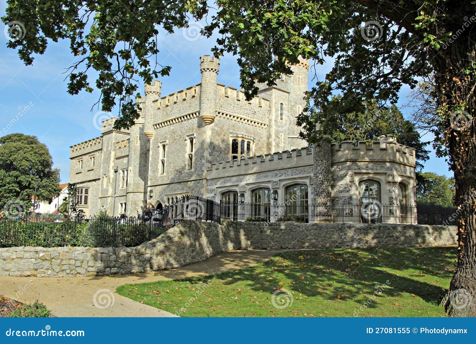 Whitstable castle grounds stock image. Image of british - 27081555