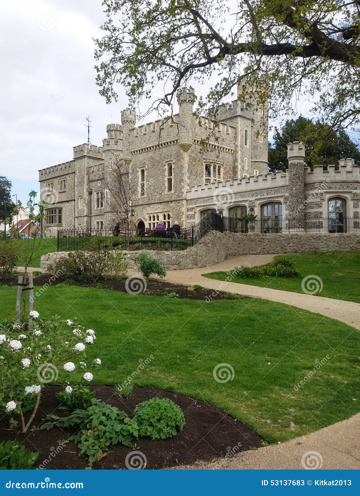 Whitstable castle stock image. Image of castle, gardens - 53137683
