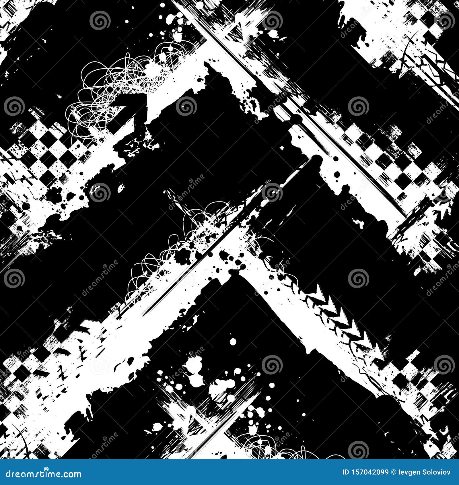 Grunge White Arrow Race Background Stock Vector - Illustration of ...