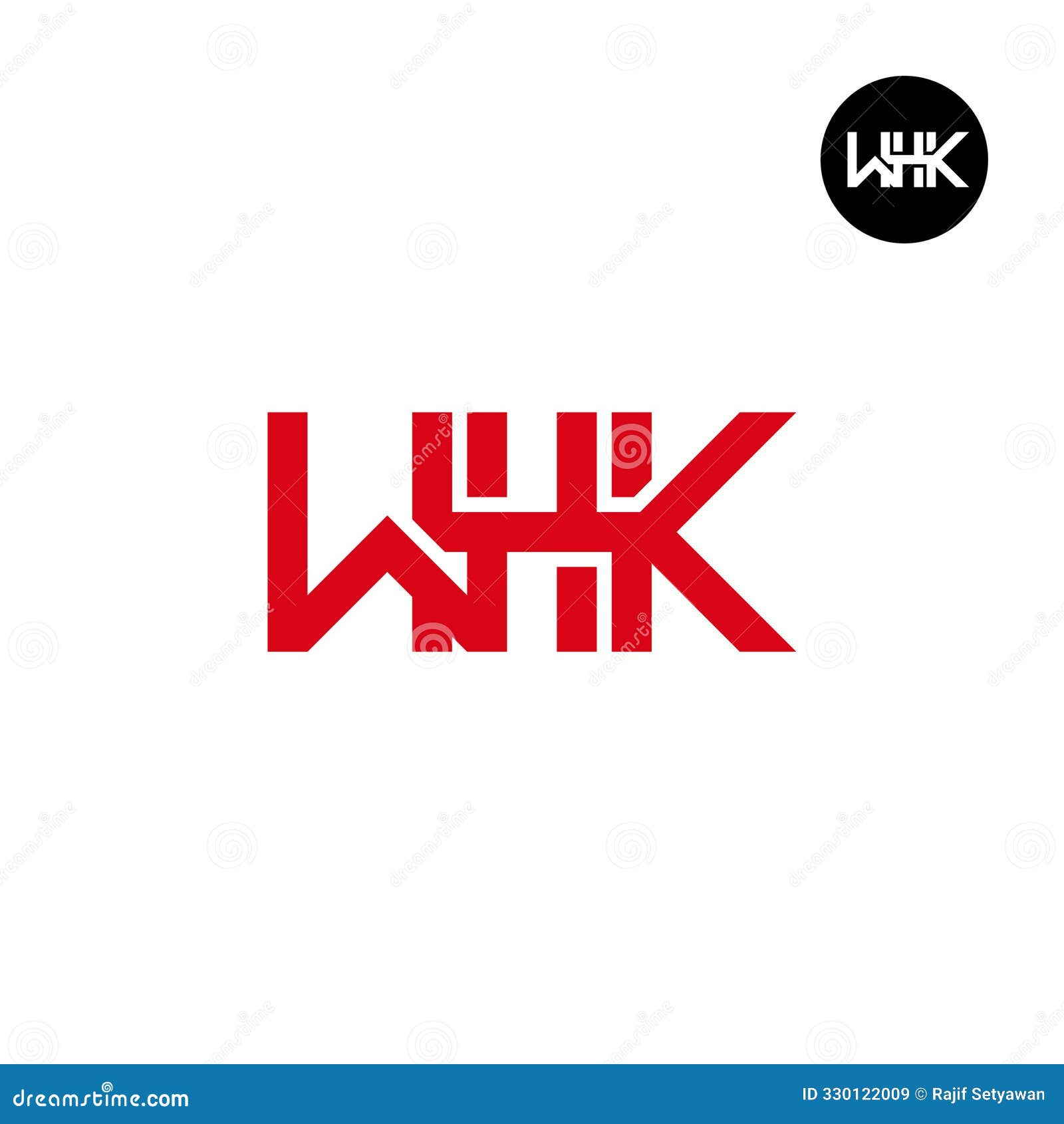 WHK Logo Letter Monogram Design Stock Vector - Illustration of design ...