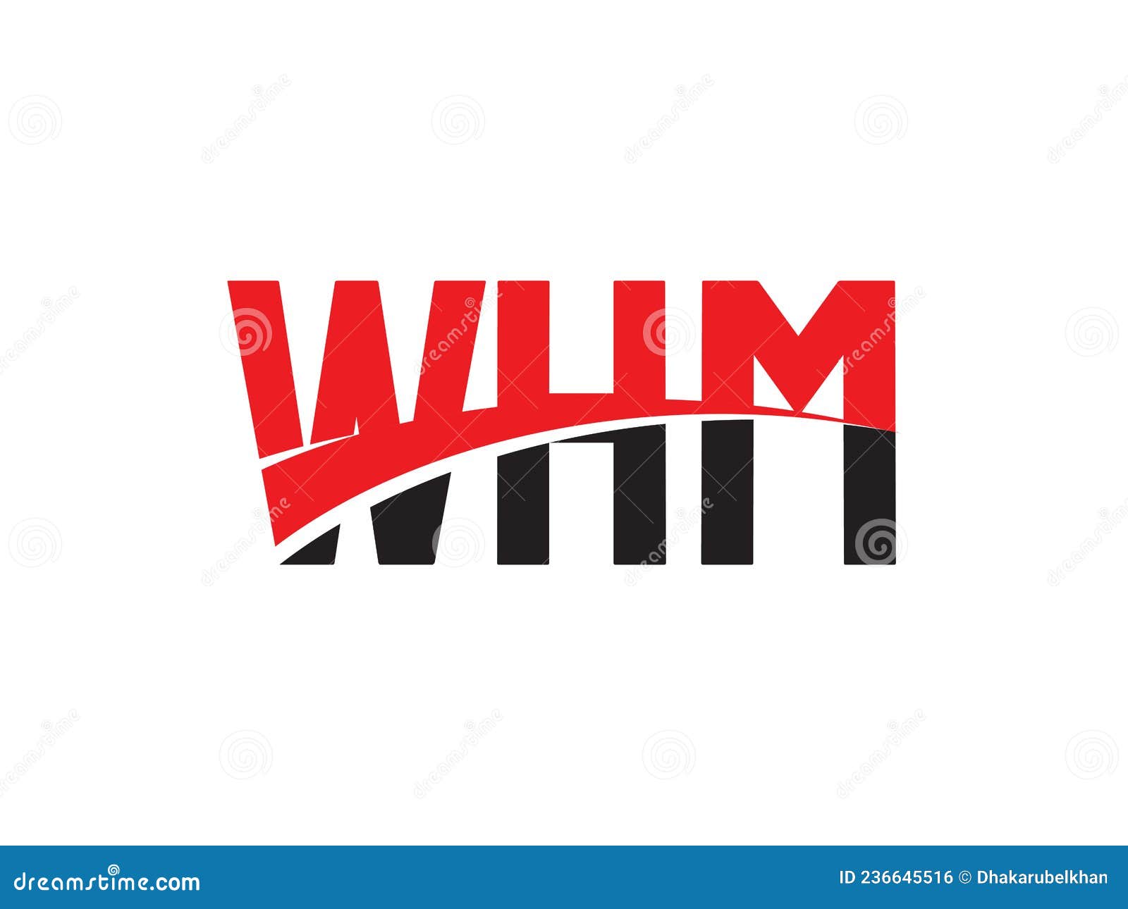 WHM Letter Initial Logo Design Vector Illustration Stock Vector ...
