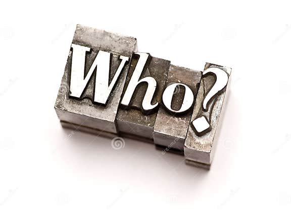 Who? stock photo. Image of characters, investigate, grunge - 6405188