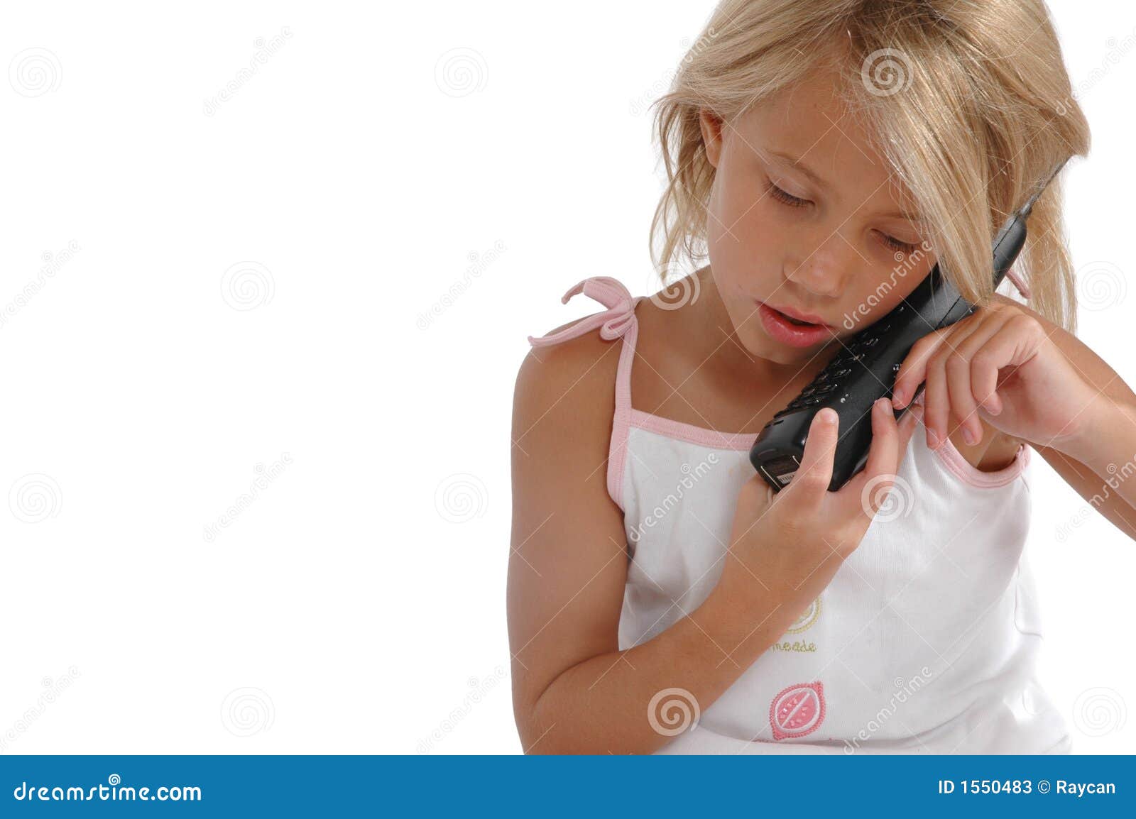 Who is calling? stock image. Image of answer, cute, adorable - 1550483