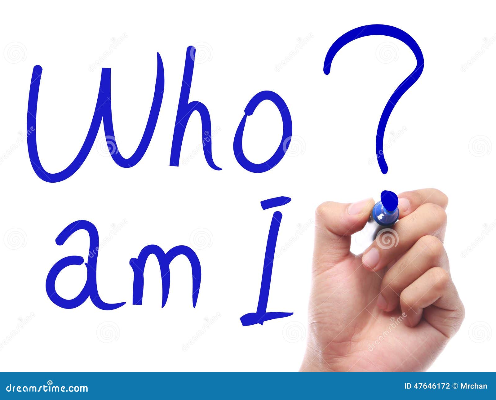 Who am I stock photo. Image of idea, internet, question - 47646172