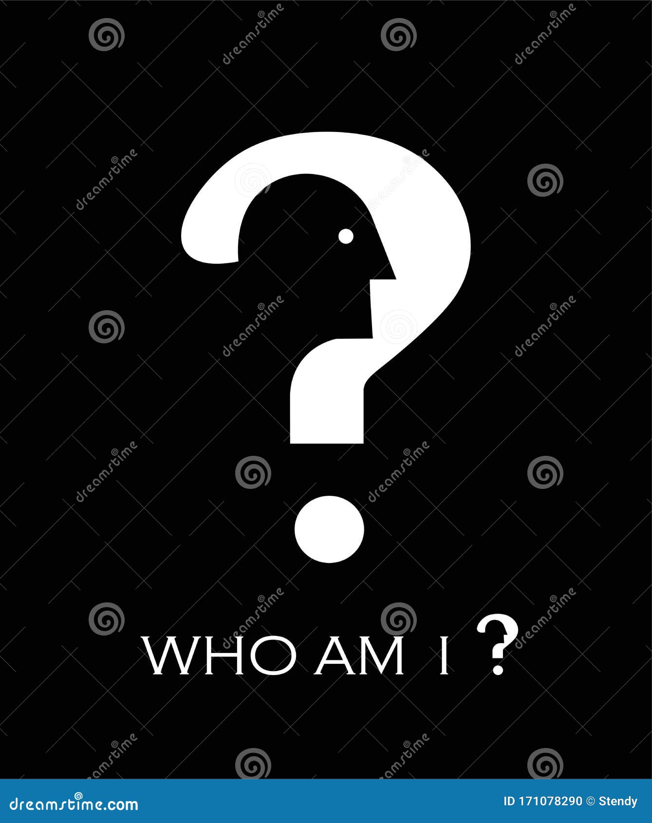 Who am I. Head and Question Mark. Stock Vector - Illustration of people ...