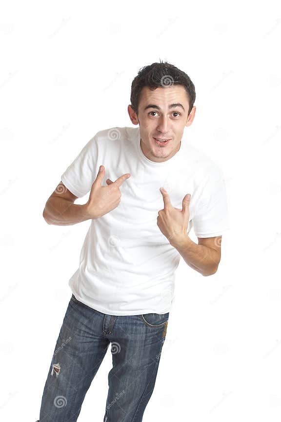 Who? Me? stock image. Image of isolated, attractive, leaping - 1372305